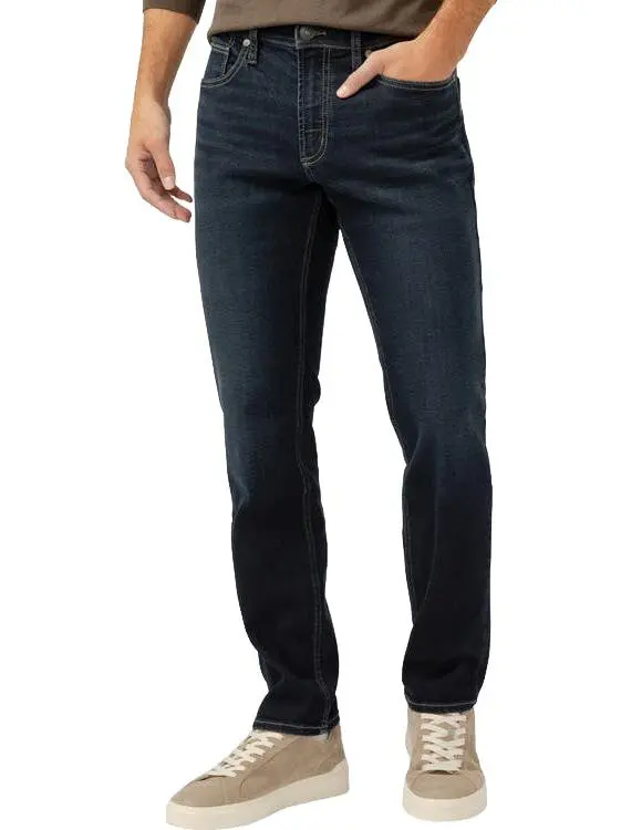 SILVER JEANS CO. Konrad Slim Straight Leg Jeans - Indigo