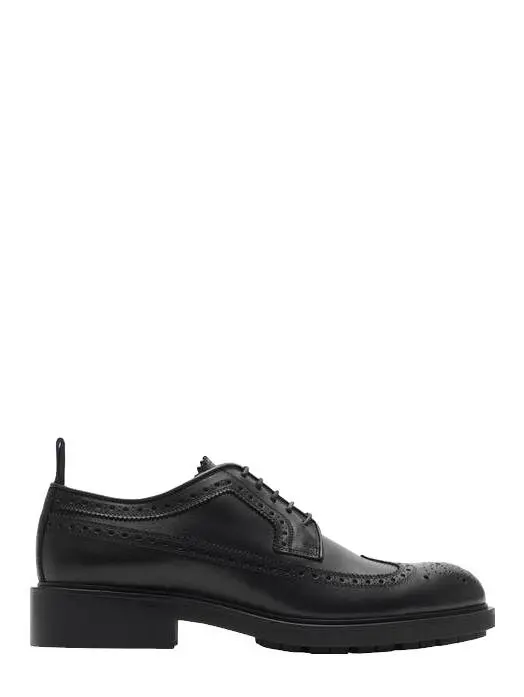 Burberry Loch Wingtip Derby - Black