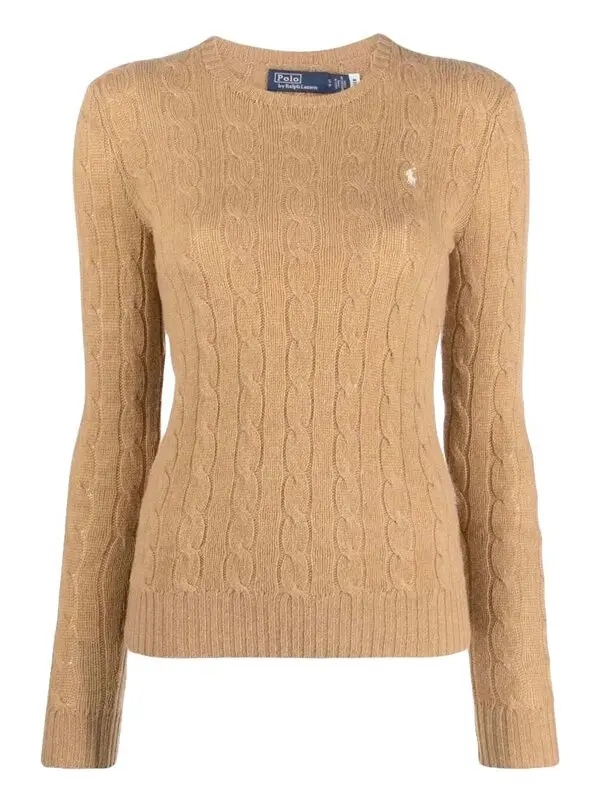 Polo Ralph Lauren Julianna Long Sleeve Pullover - Camel Melange