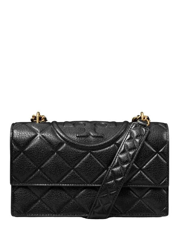 Tory Burch Fleming Small Convertible Shoulder Bag - Black