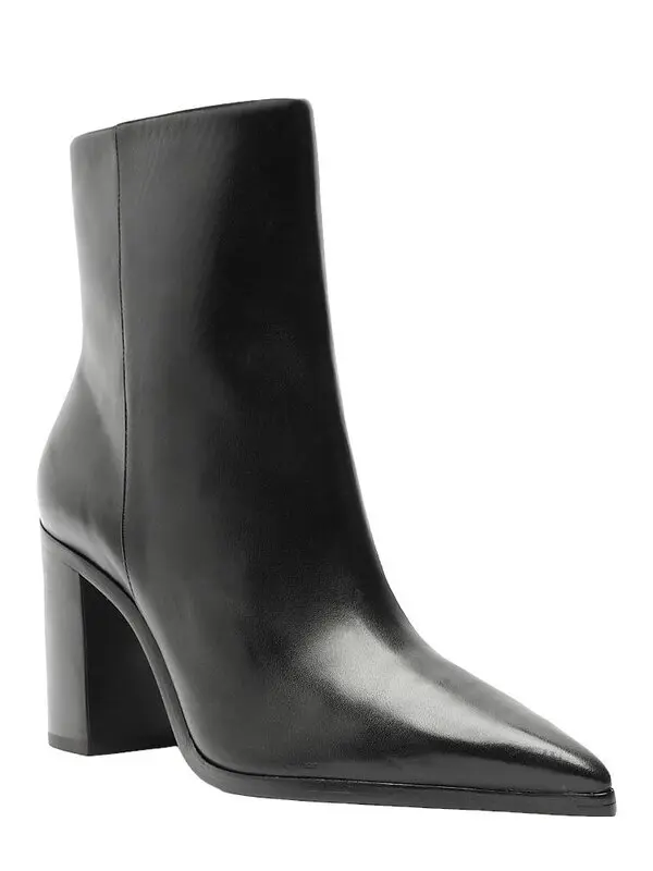Schutz Mikki Block Heel Boots - Black