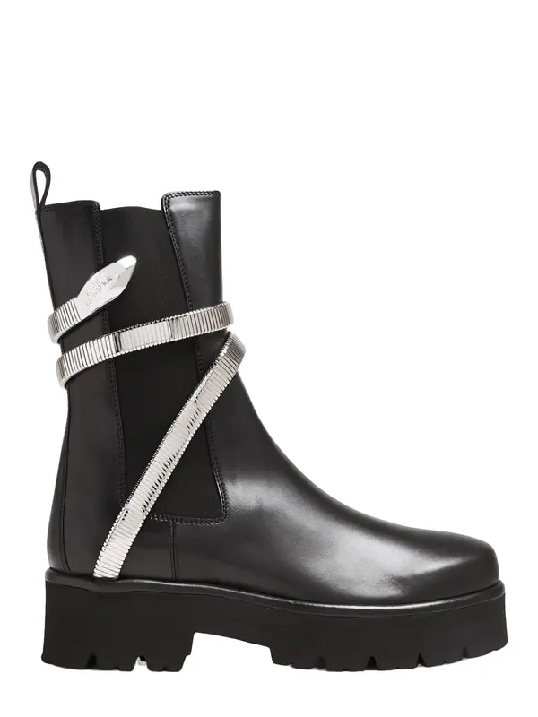 Rene Caovilla 45mm Juniper Boots - Black
