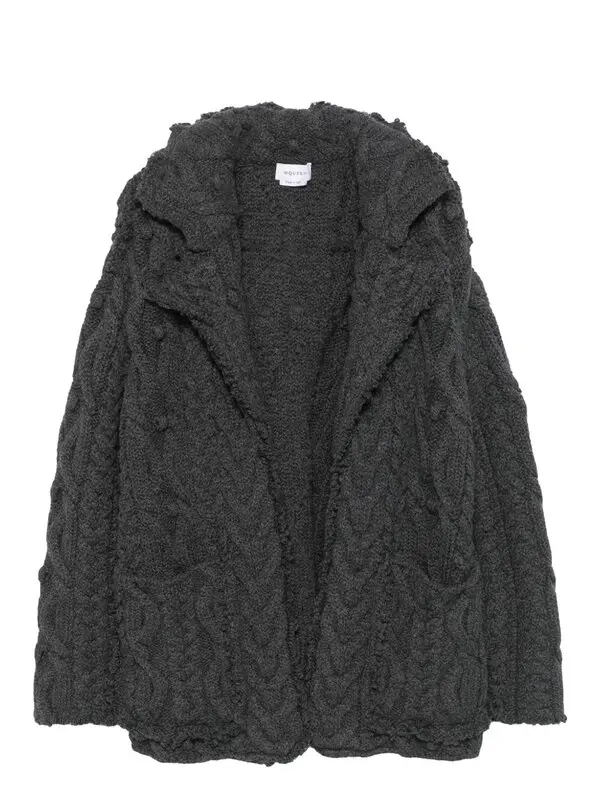 Alexander McQueen Cable-knit Cardigan - Grey