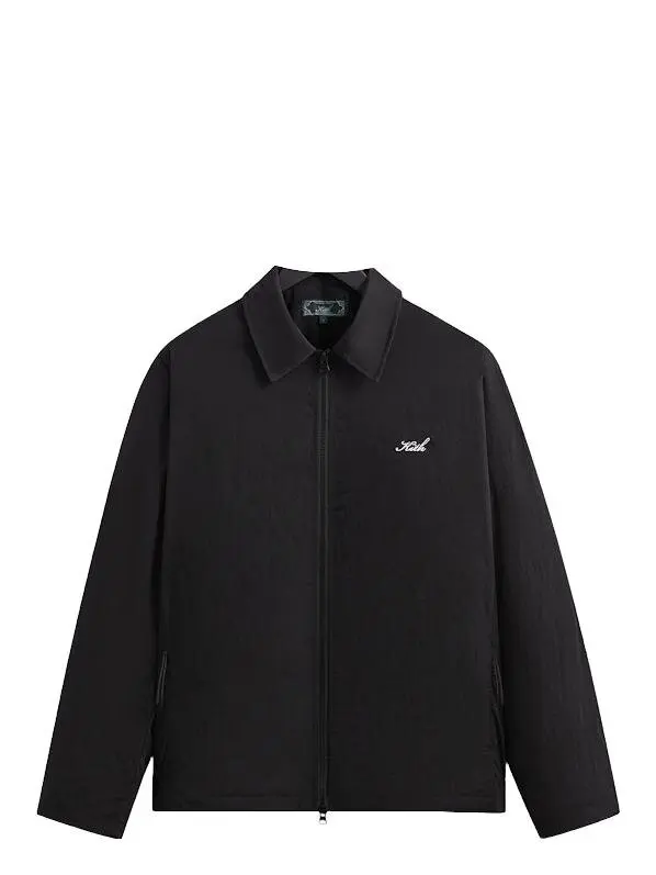 Kith Wrinkle Nylon Jonas Coaches Jacket - Black