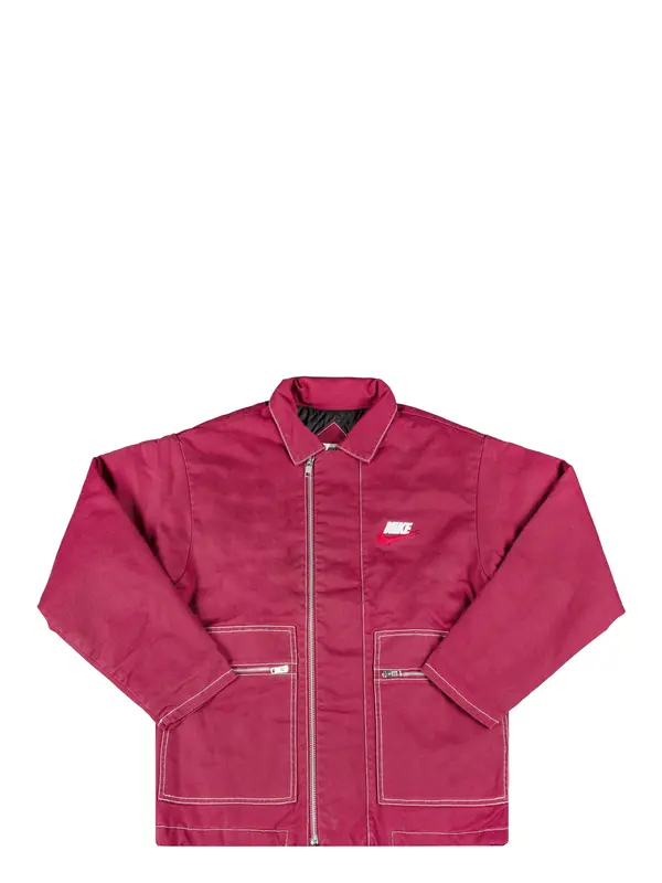 Supreme X Nike Quilted Work Jacket - Red