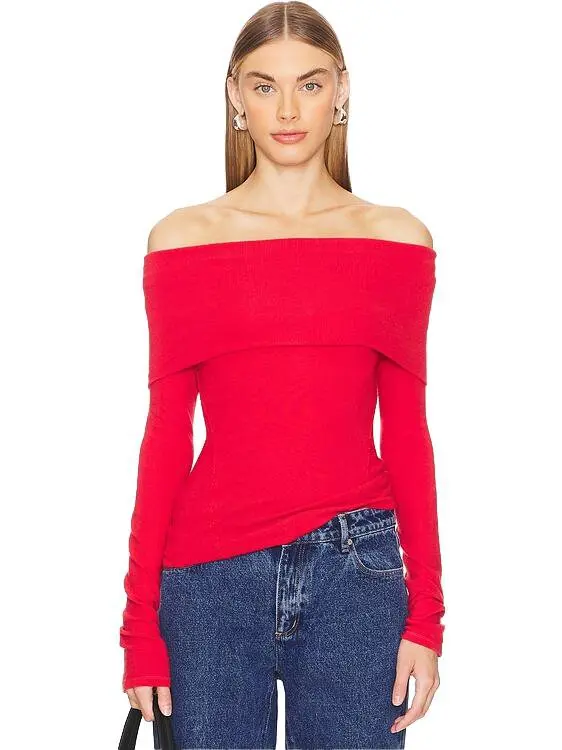Free People X We The Free Iris Layering Top - Red