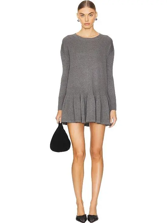 Free People Time On My Side Mini Dress - Grey