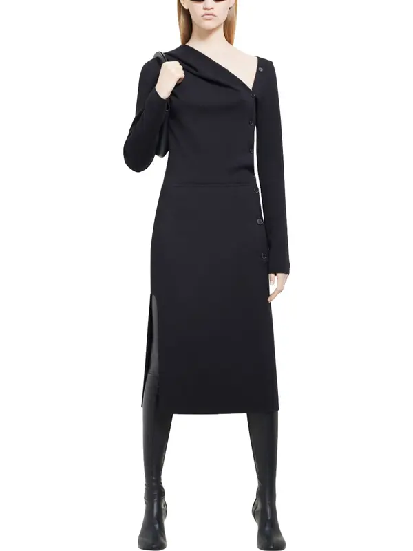 COURREGES Knot Oblique Cardigan - Black