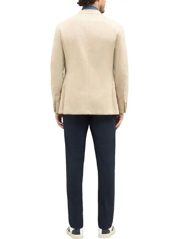 Boglioli Double-breasted Wool Blazer - Neutrals