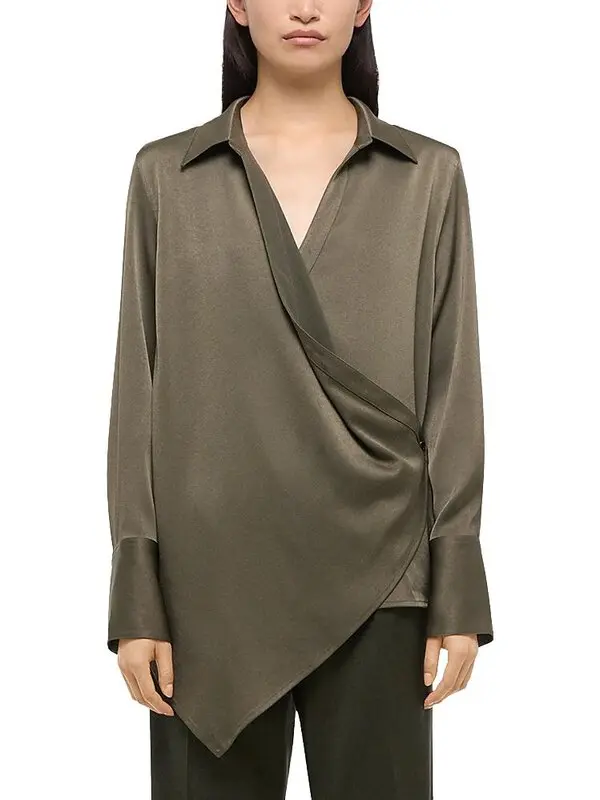 Helmut Lang Warm Relaxed Shirt - Olive
