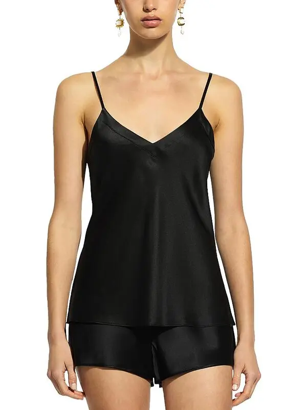 Ginia Silk Cami - Black