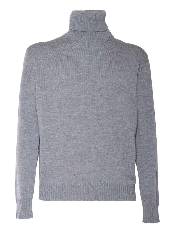 BALLANTYNE High Neck Pullover - Gray
