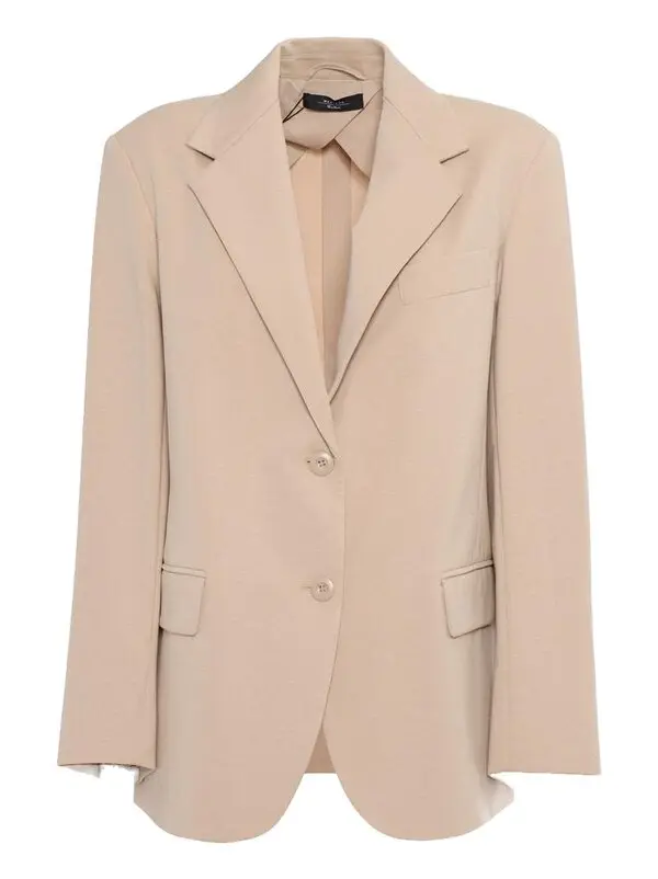Max Mara Erik Sand Jersey Jacket - Beige