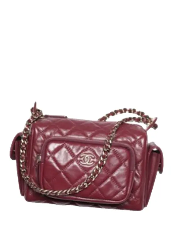 Chanel Camera Case - Burgandy