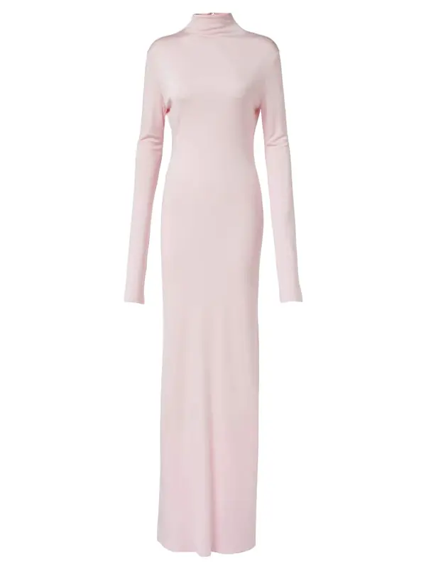 Khaite Norla Jersey Maxi Dress - Pink