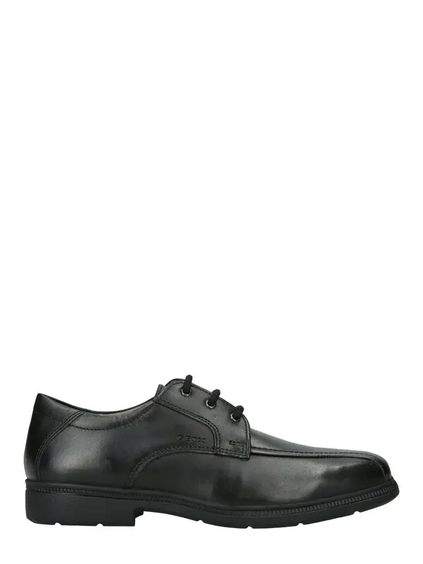 Geox Leather Federico Shoes - Black