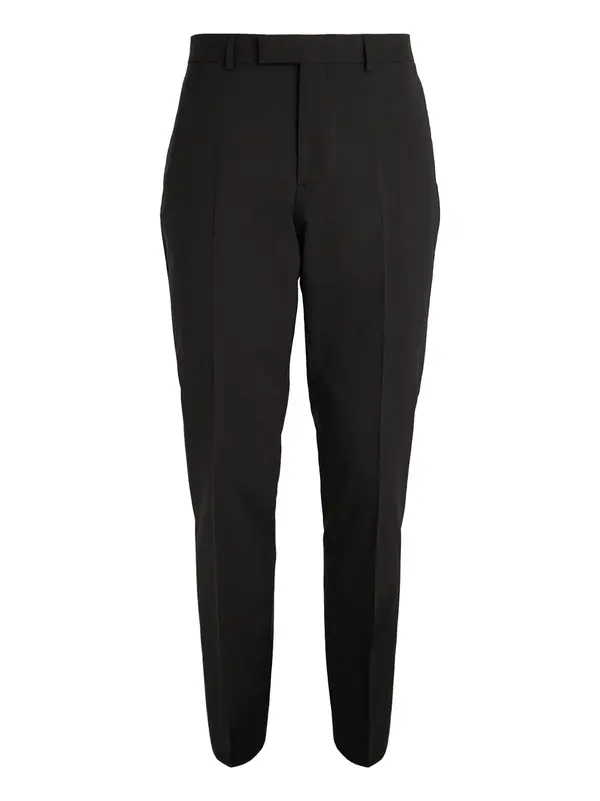 Sandro Virgin Wool Trousers - Black