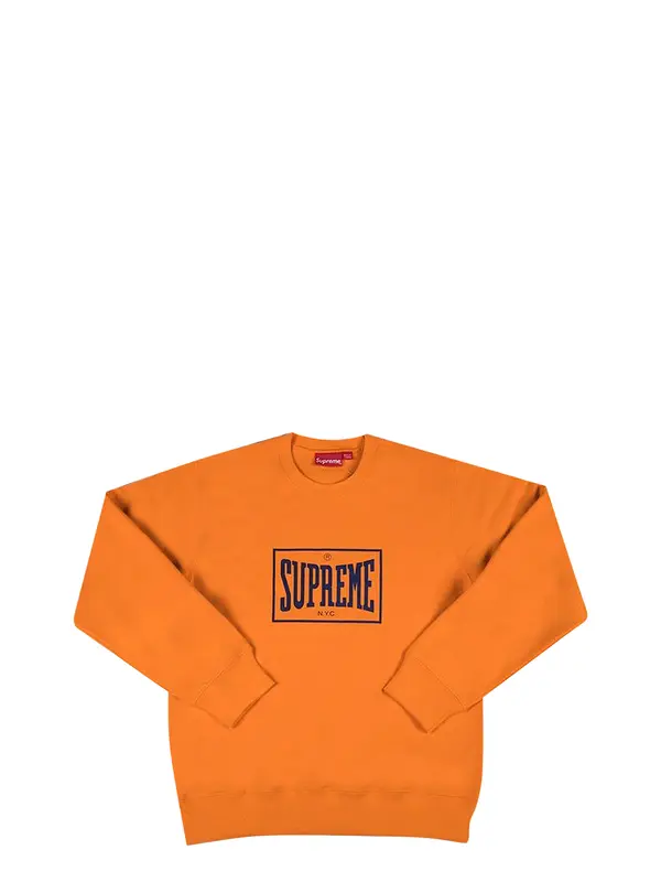 Supreme Warm Up Crewneck - Orange
