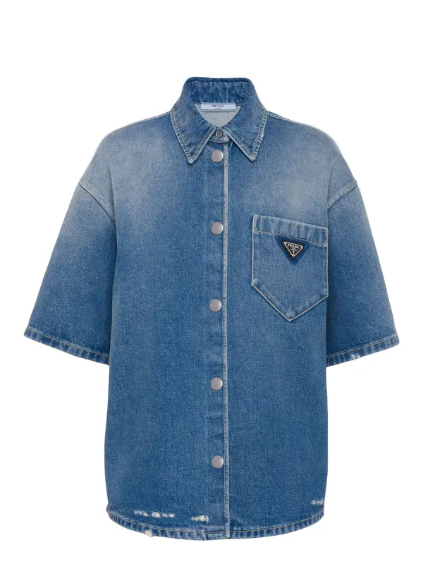 Prada Denim Shirt - Blue