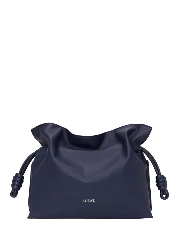 Loewe Leather Flamenco Shoulder Bag - Blue