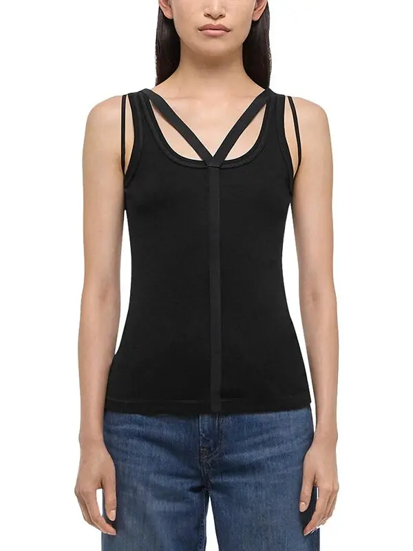 Helmut Lang Strappy Sleeveless Top - Black