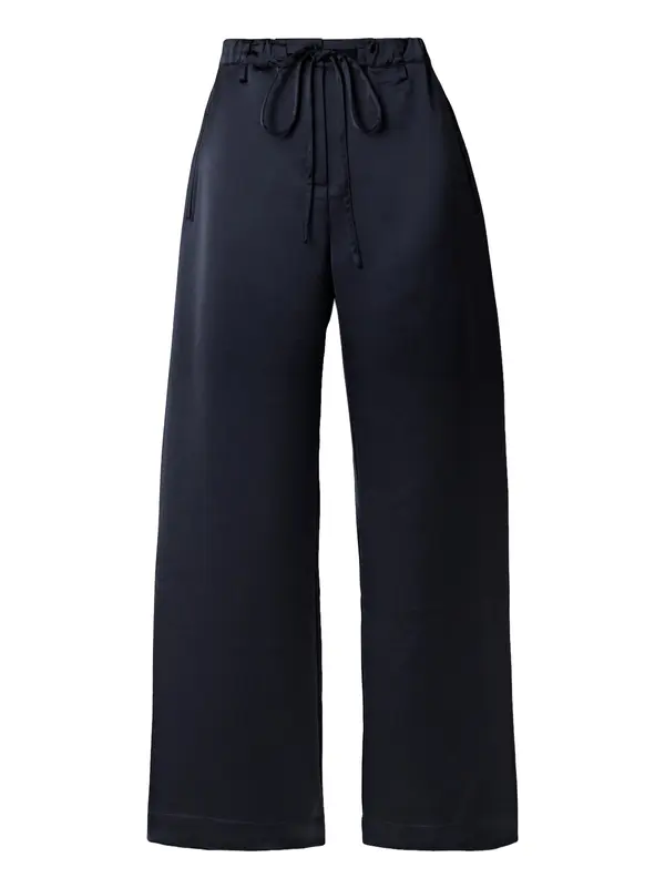 Proenza Schouler White Label Magnus Satin Wide-leg Pants - Blue