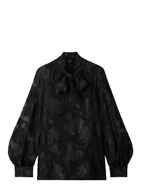 Etro Tie-detailed Blouse - Black