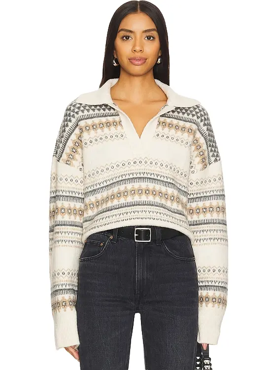 Tularosa Fairisle Sweater - Ivory Multi