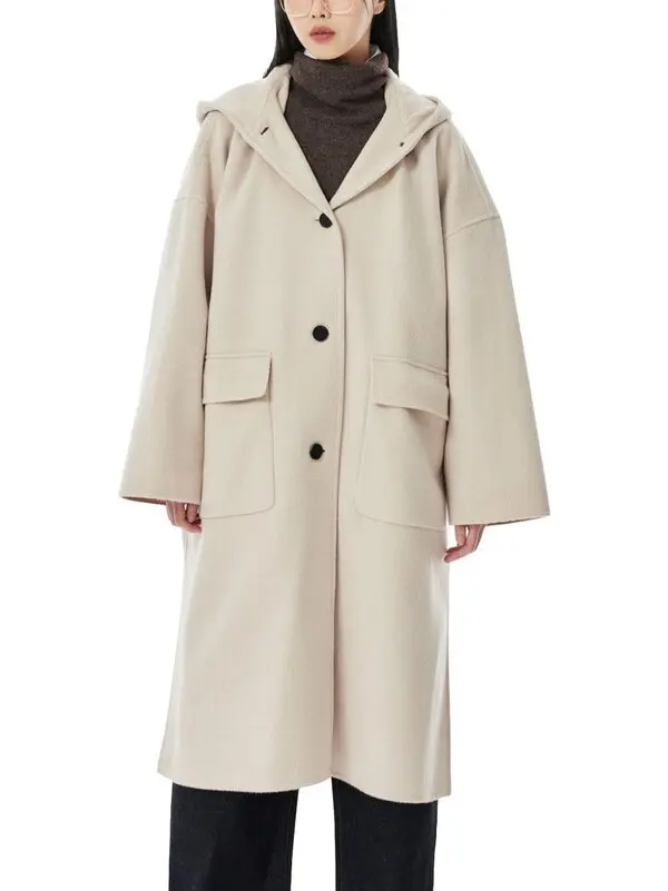 STUDIO TOMBOY Wool Coat - Neutrals