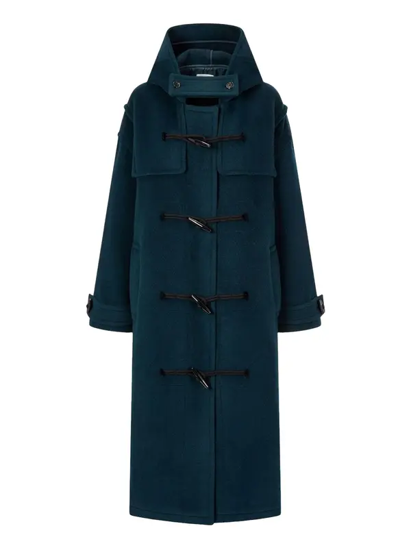 STUDIO TOMBOY Toggle-fastening Duffle Coat - Green