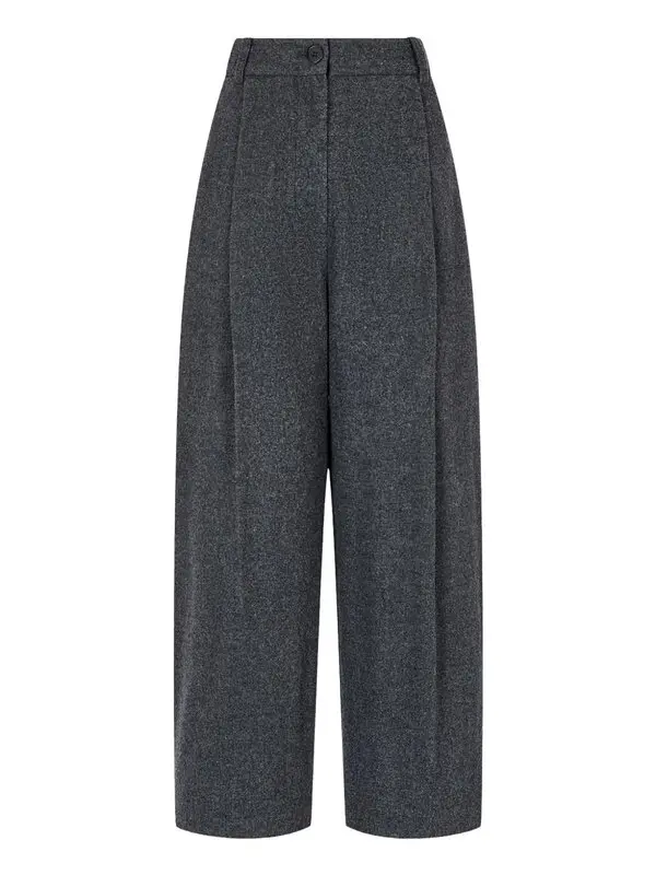 STUDIO TOMBOY Pintuck-detail Trousers - Grey