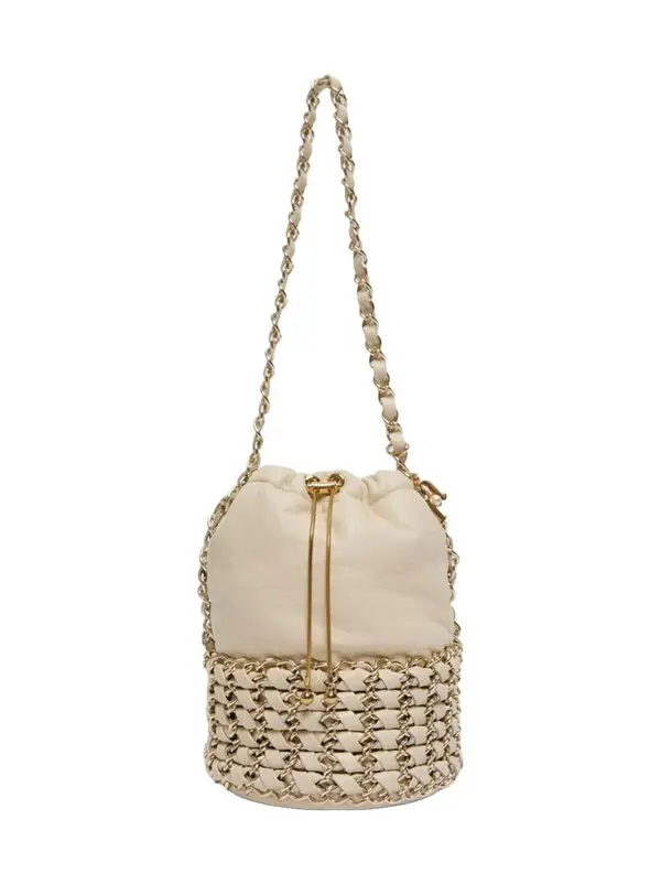 Rosantica Chain-detailing Bucket Bag - Neutrals