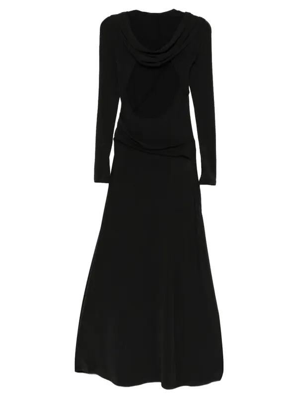 HYEIN SEO Hooded Maxi Dress - Black