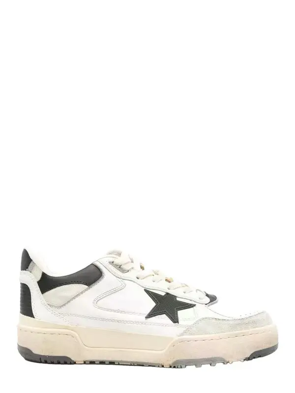 GOLDEN GOOSE Forty2 Leather Sneakers - Neutrals