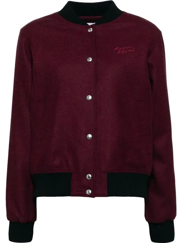 Maison Kitsuné Teddy Blouson - Red