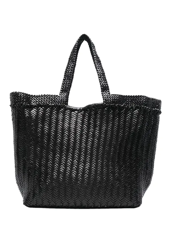 Dragon Diffusion Oversize Woven Tote Bag - Black