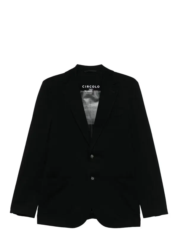 CIRCOLO 1901 Piqué Blazer - Black
