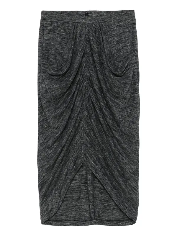 MARANT ETOILE Ilis Midi Skirt - Grey