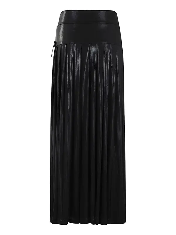 Norma Kamali Pleated Skirt - Black
