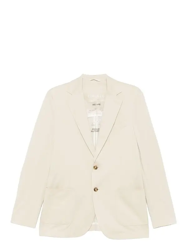 CIRCOLO 1901 Piqué Blazer - Neutrals