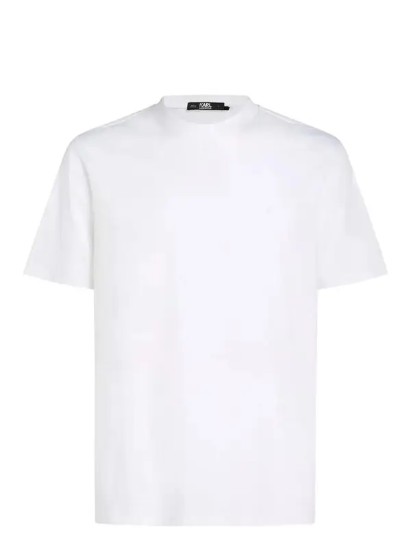 Karl Lagerfeld Kameo Logo-embroidered T-shirt - White
