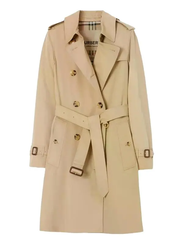 Burberry The Kensington Mid-length Trench Coat - Neutrals