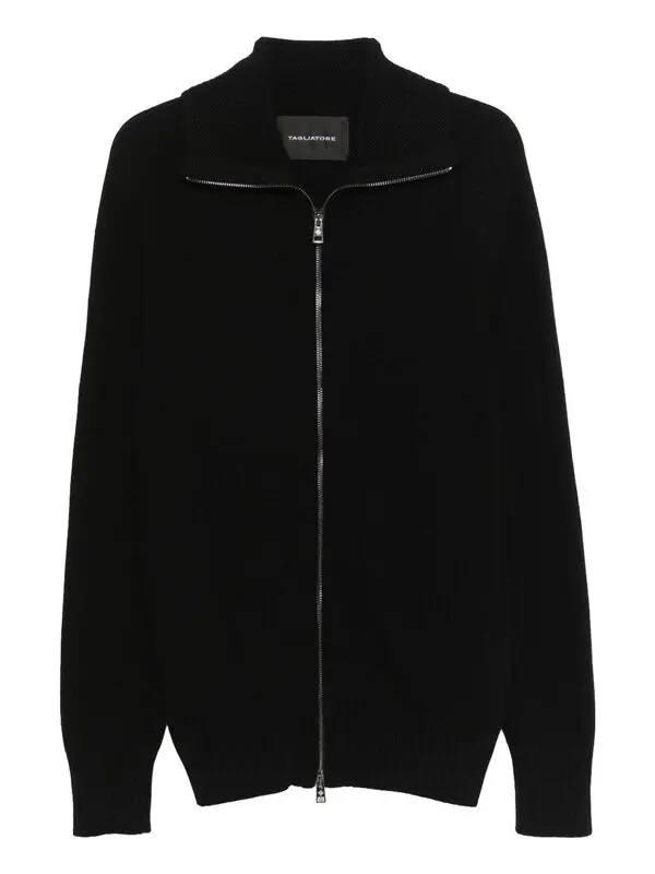 Tagliatore Kaleb Cardigan - Black