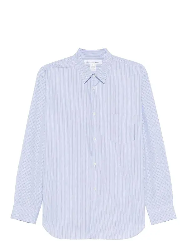 Comme Des Garçons Striped Shirt - Blue