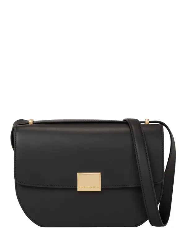 Karl Lagerfeld K/forever Leather Crossbody Bag - Black