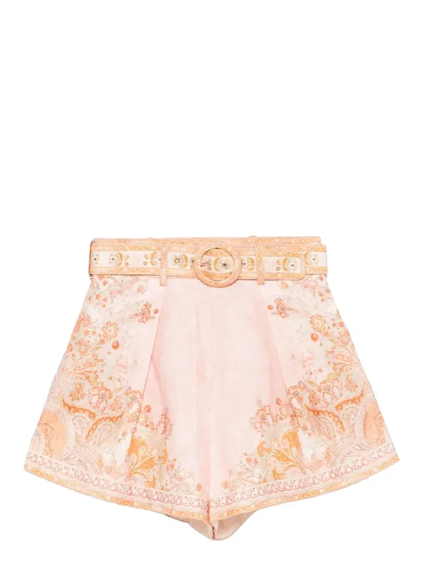 Zimmermann Acacia Printed Shorts - Neutrals