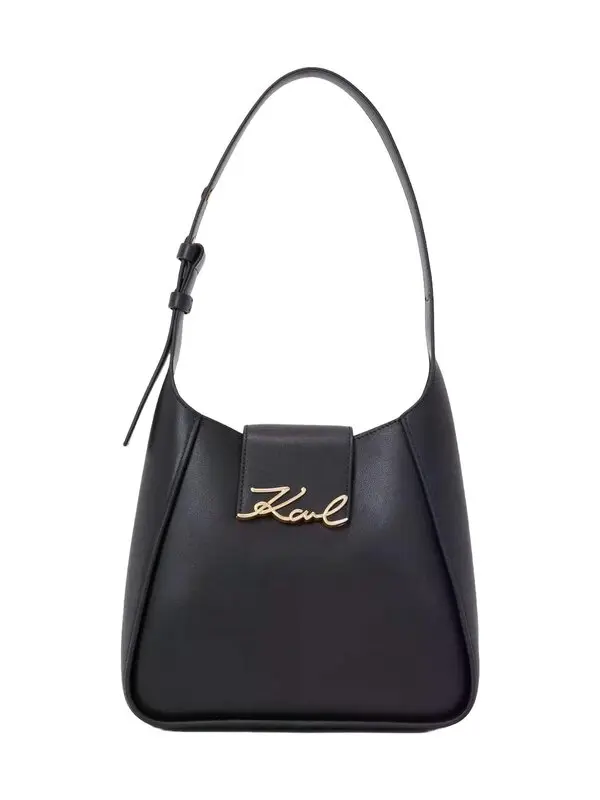 Karl Lagerfeld K/signature Hobo Bag - Black