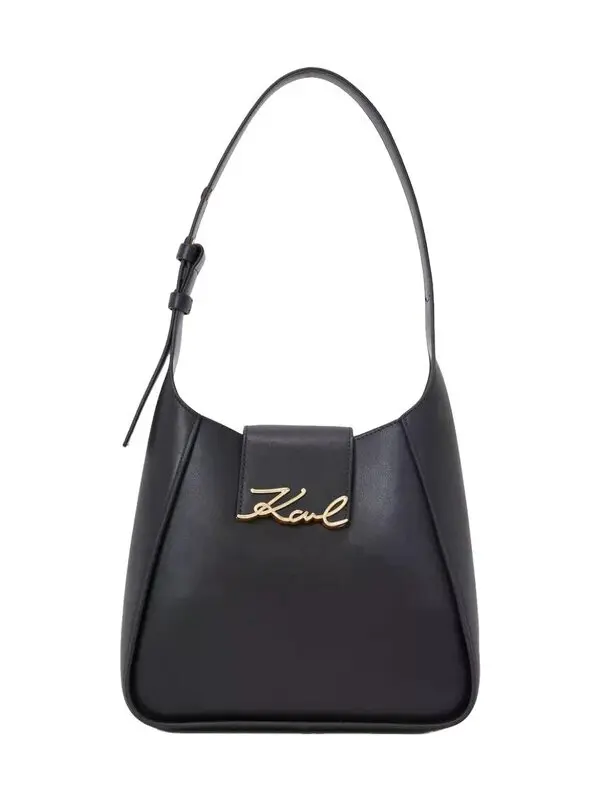 Karl Lagerfeld K/signature Shoulder Bag - Black