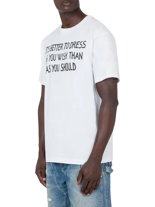 Moschino Slogan-print T-shirt - White