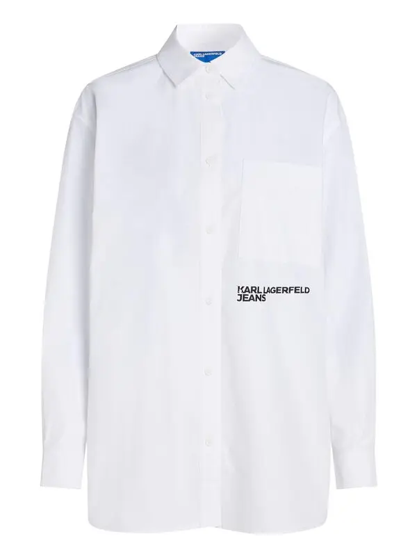 Karl Lagerfeld Logo-print Shirt - White